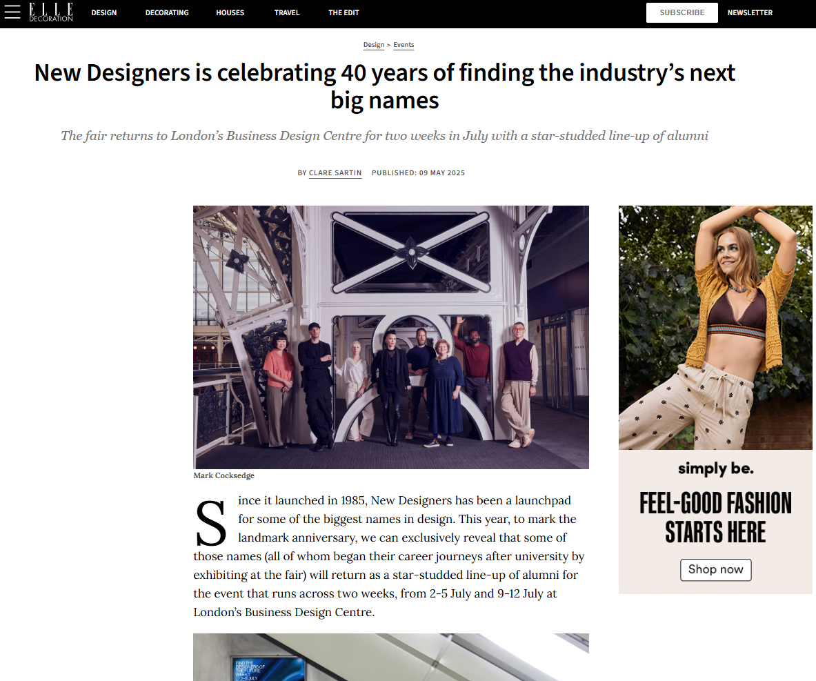 New Designers | The UK's Leading Graduate Design Event